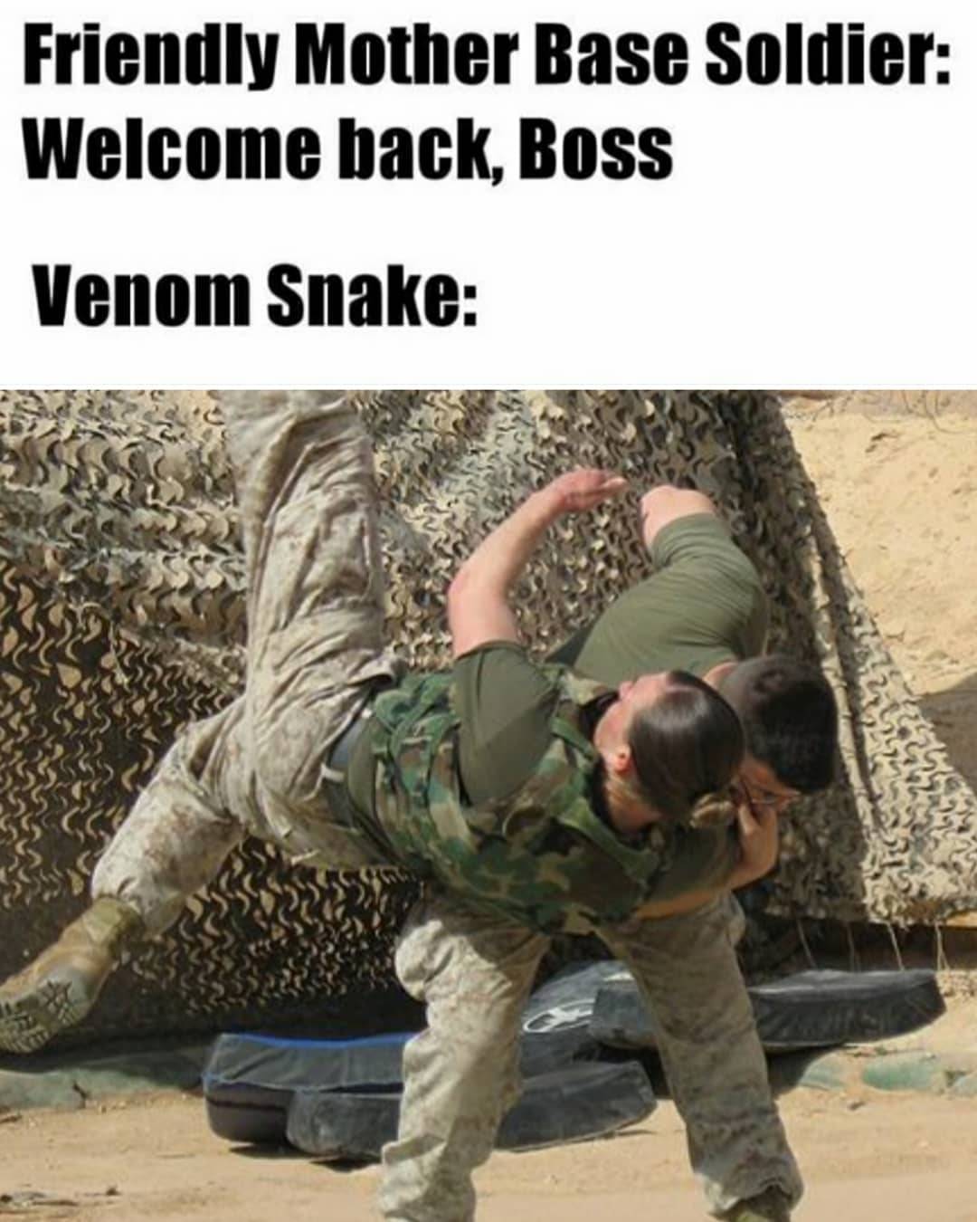 When Boss returns to Motherbase | Scrolller