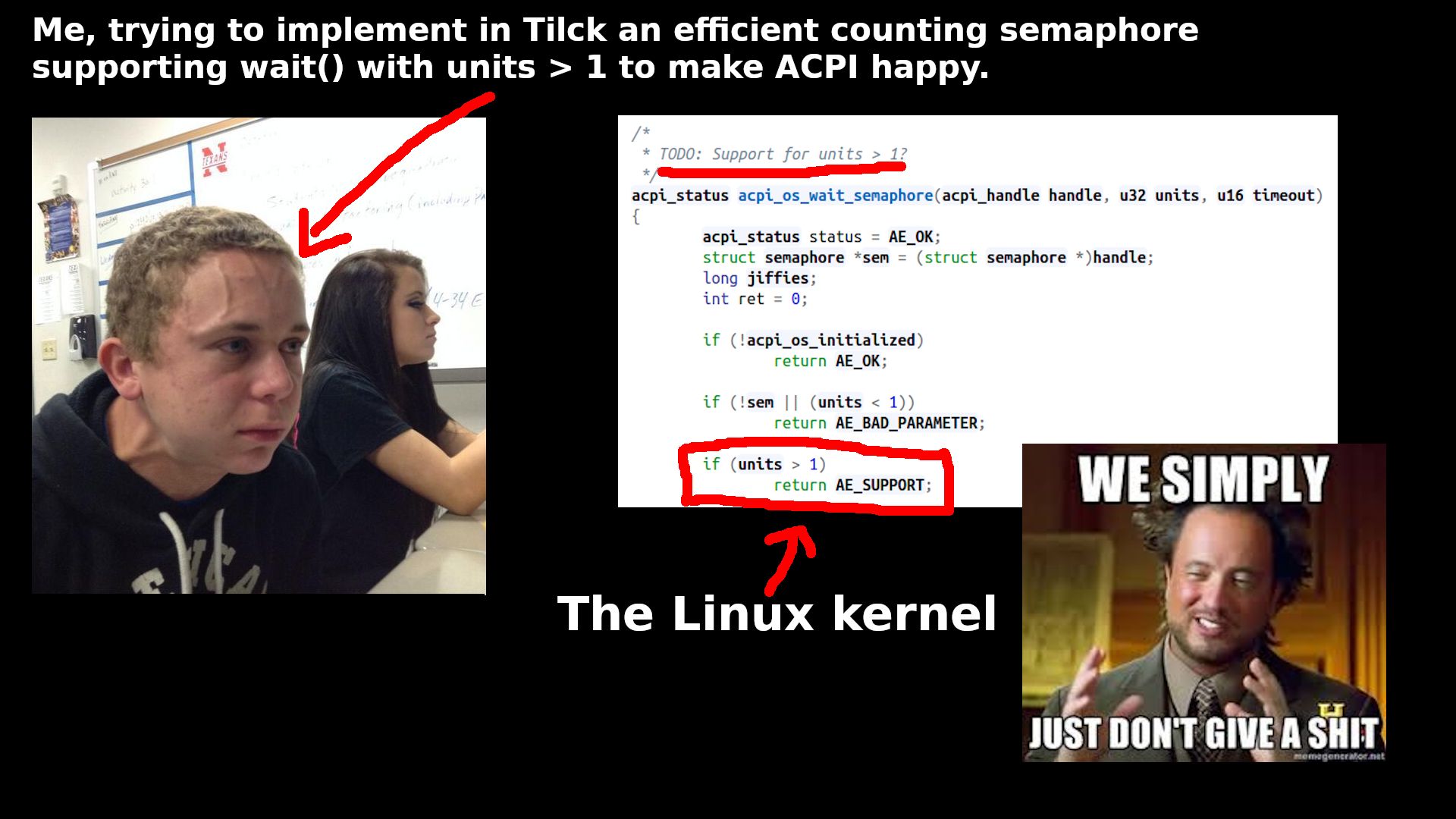 When I made my operating system (Tilck) to support ACPICA... | Scrolller
