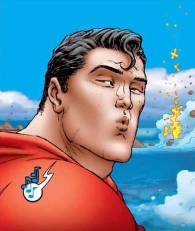 When puny pinkoid artists put together all the features they deem to be most powerful, heroic ...