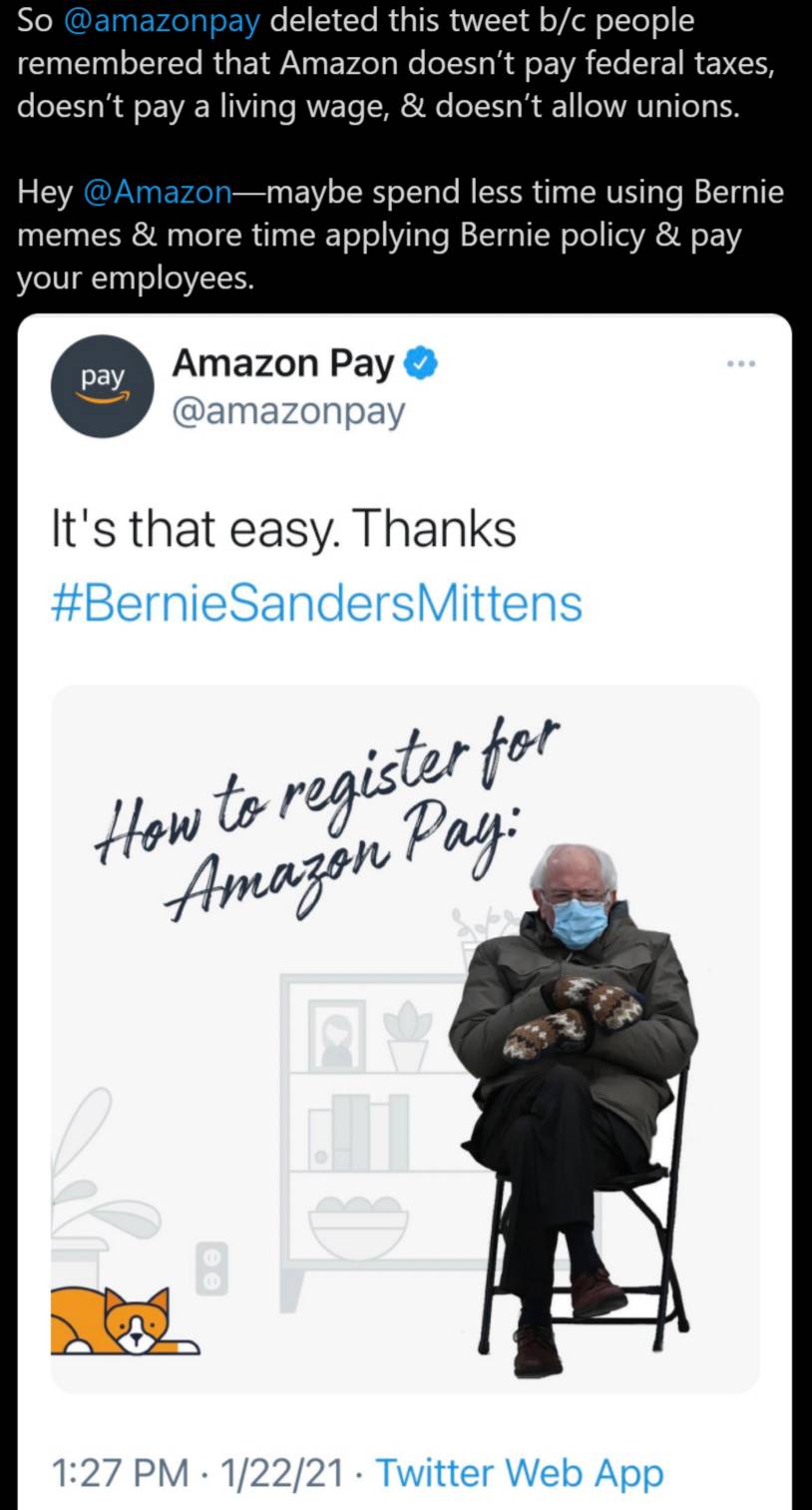 When riding the Bernie wave backfires | Scrolller