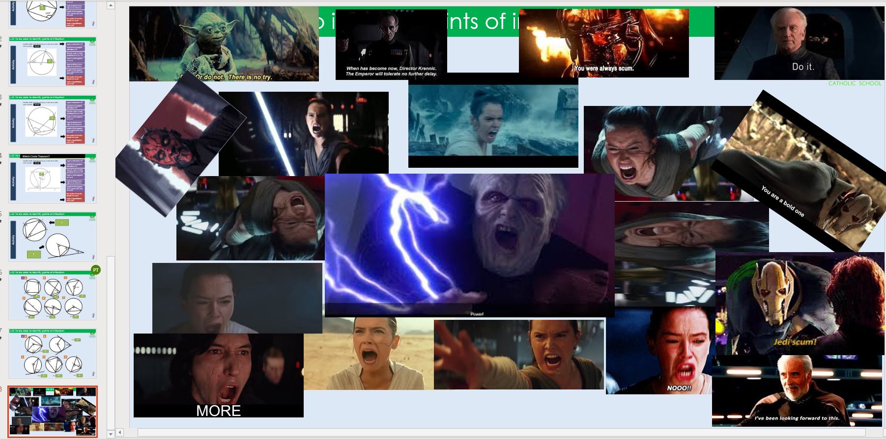 When the class is given access to PowerPoint in Maths | Scrolller