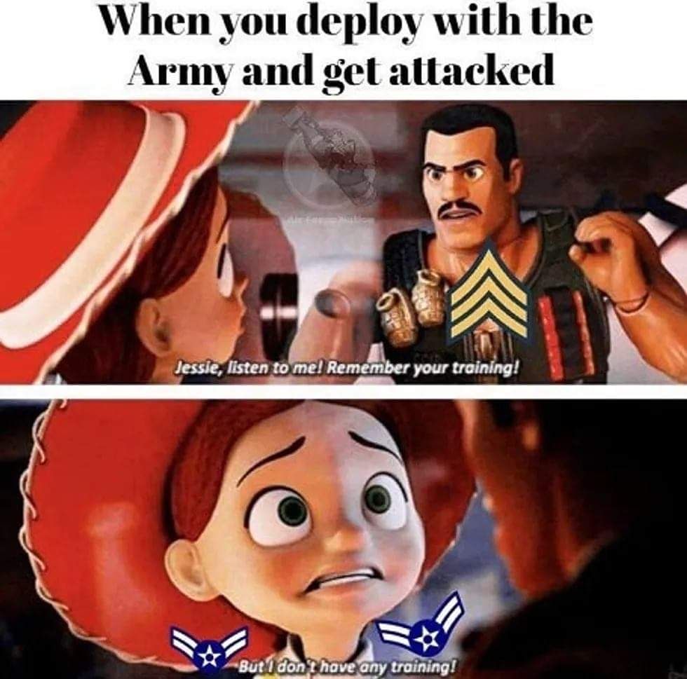 When you deploy with the army | Scrolller