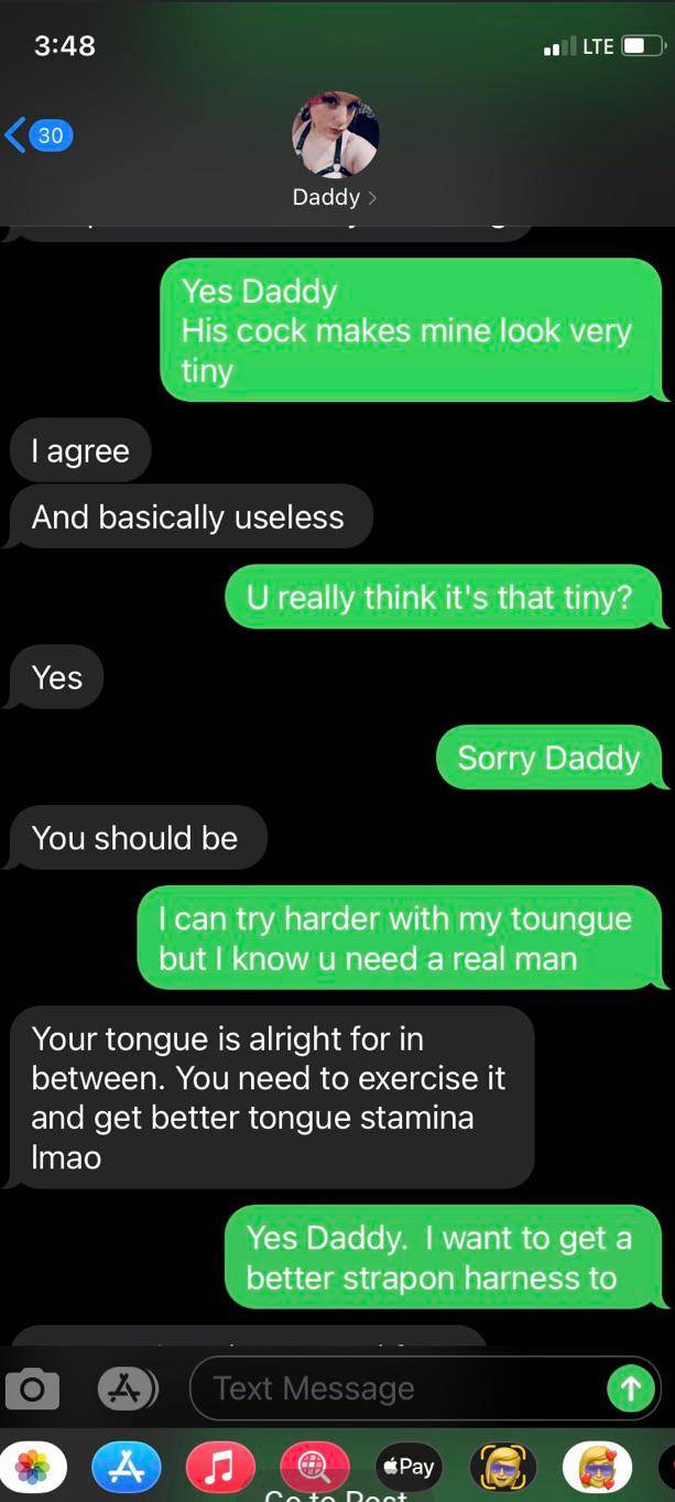 When your in chastity 24/7 these texts are not rare | Scrolller