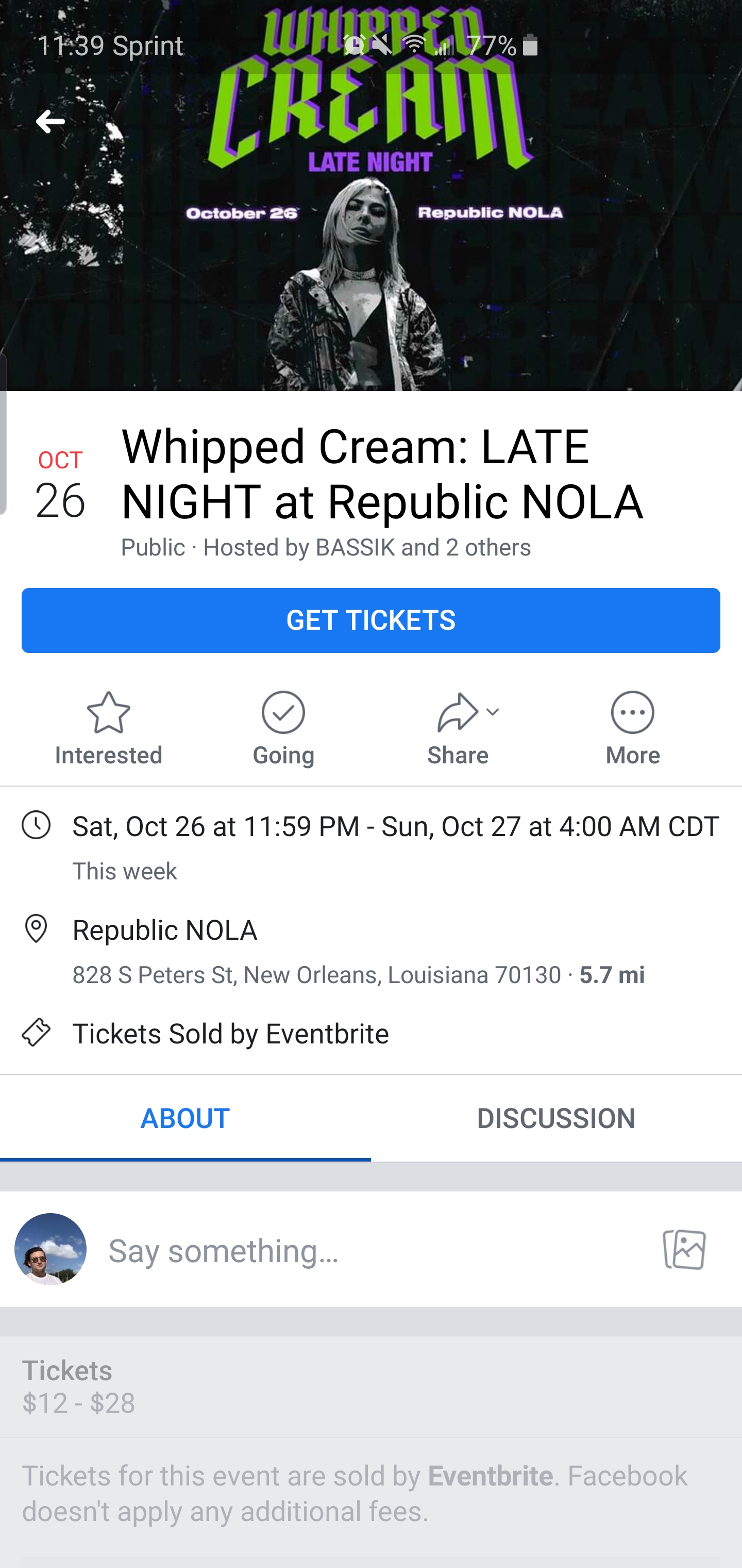Whipped Cream Late night show at the Republic announced for Saturday | Scrolller