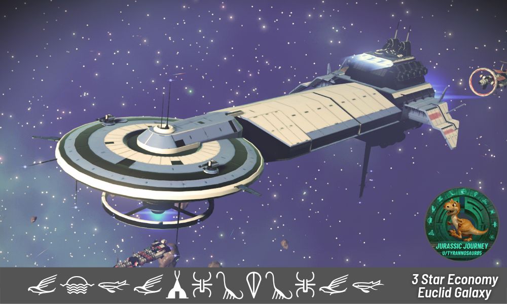 White & Blue-Grey Spike-Wing Enterprise System Freighter. | Scrolller