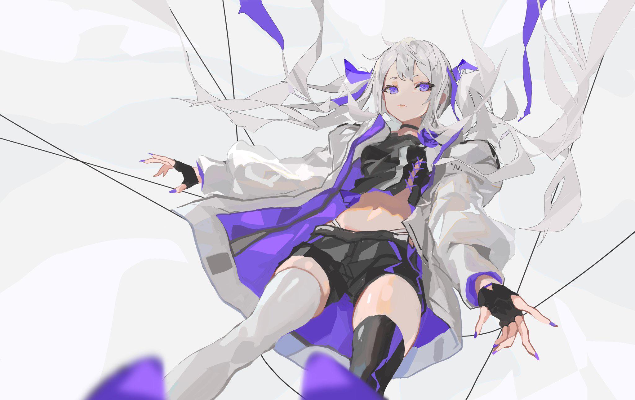 White and Purple combo | Scrolller