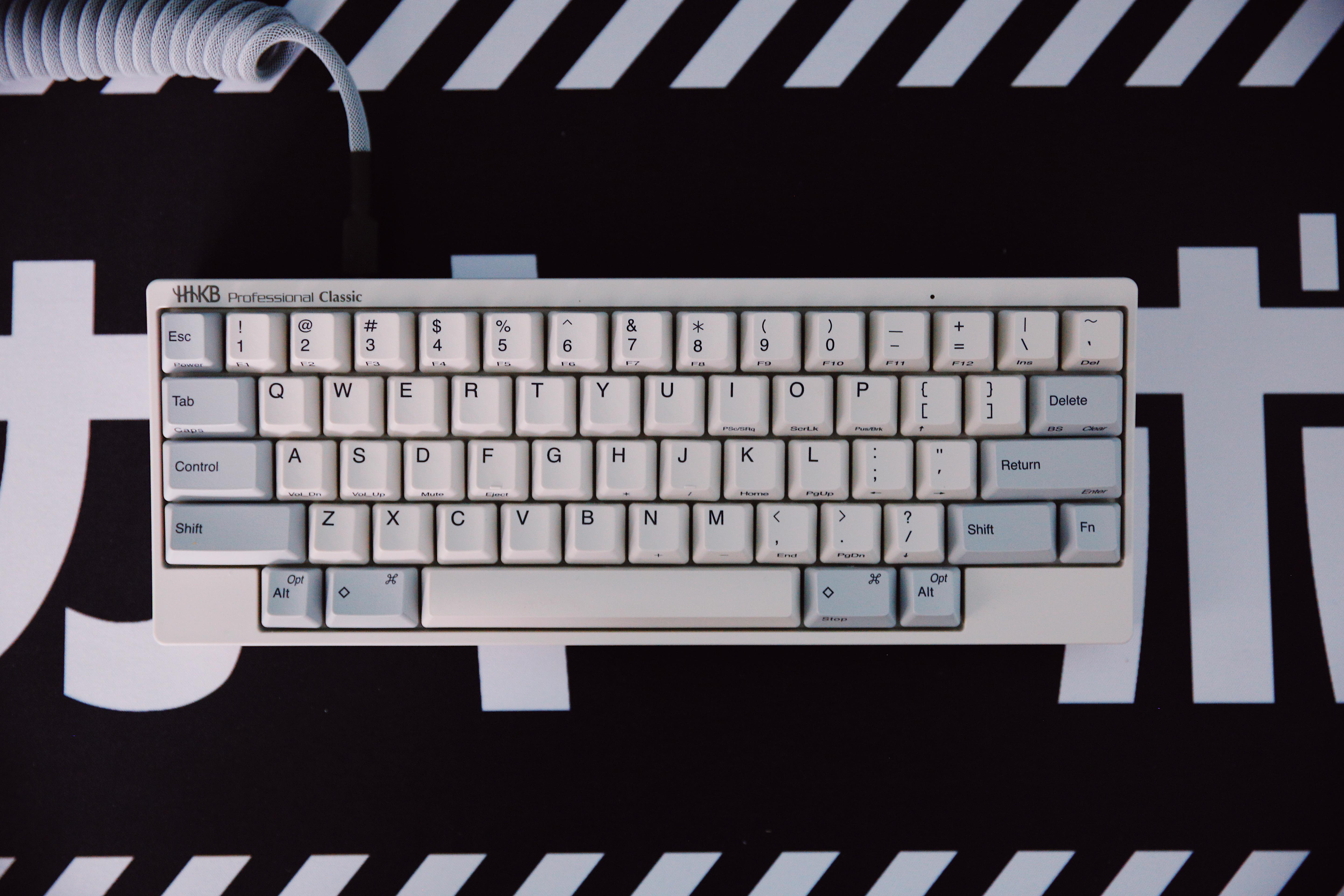White HHKB Classic | Scrolller