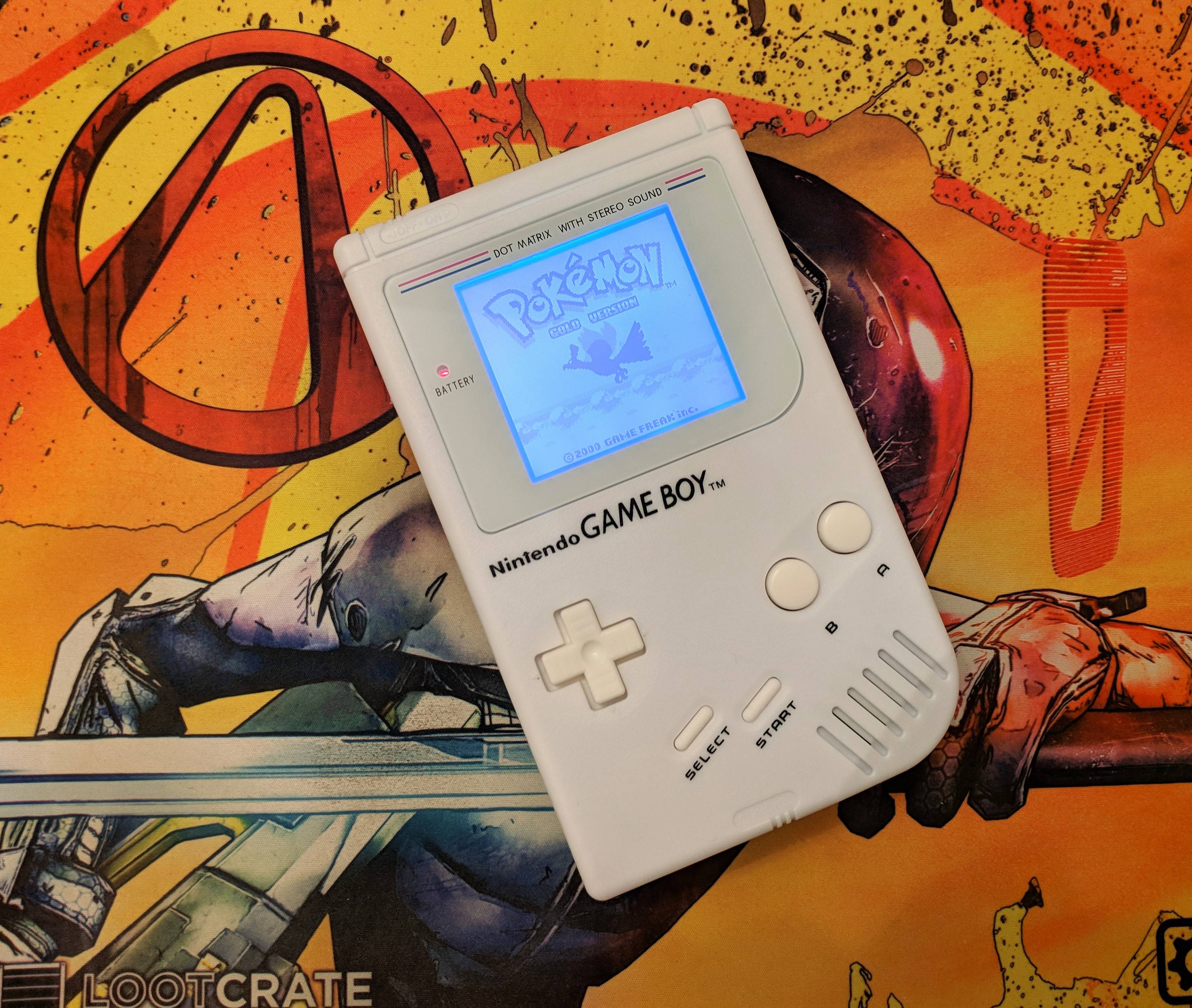 White-out Gameboy I modded | Scrolller