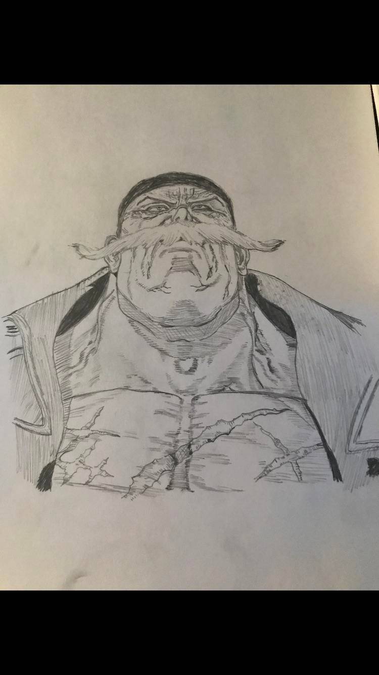 Whitebeard Boichi sketch I did as practice any advice would be appreciated | Scrolller