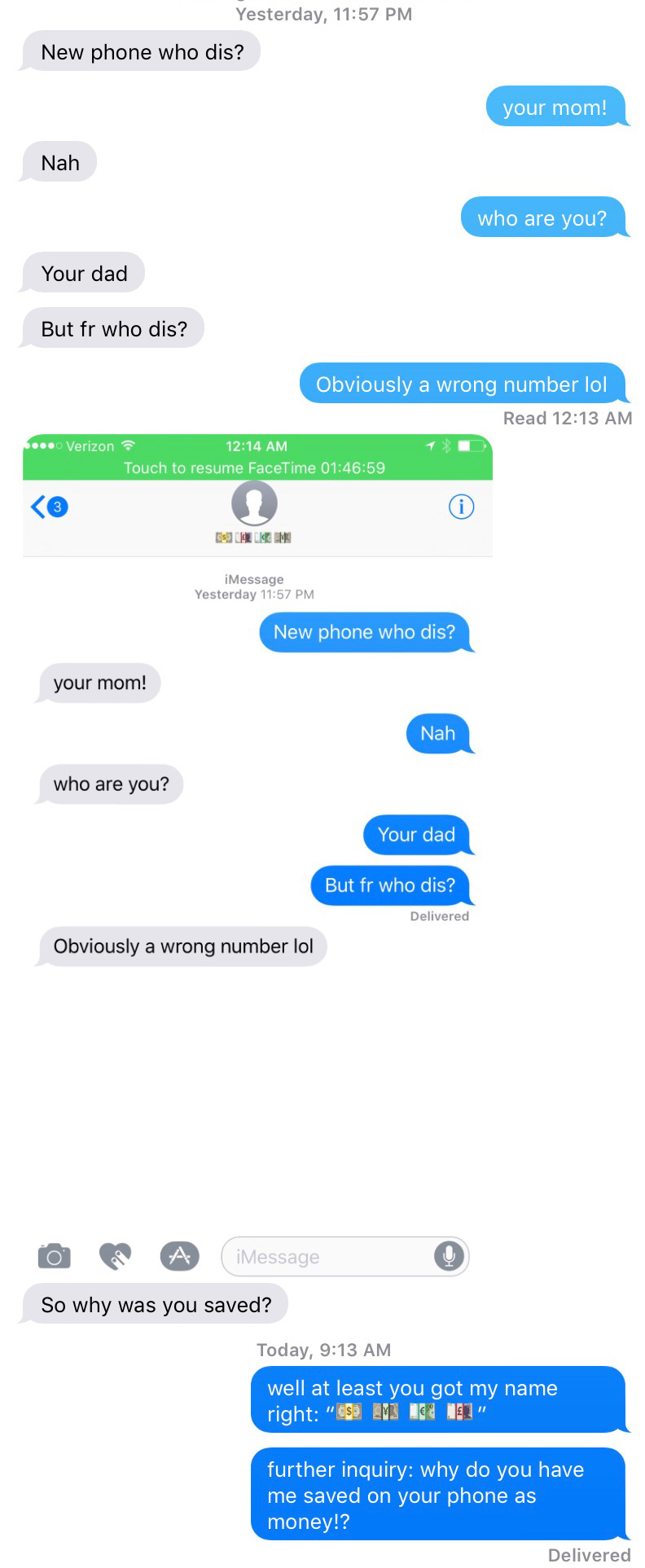 "who dis" turns creepy / strange | Scrolller