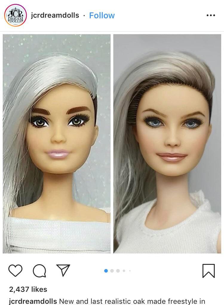 Why did she give the doll beef lips ????? | Scrolller