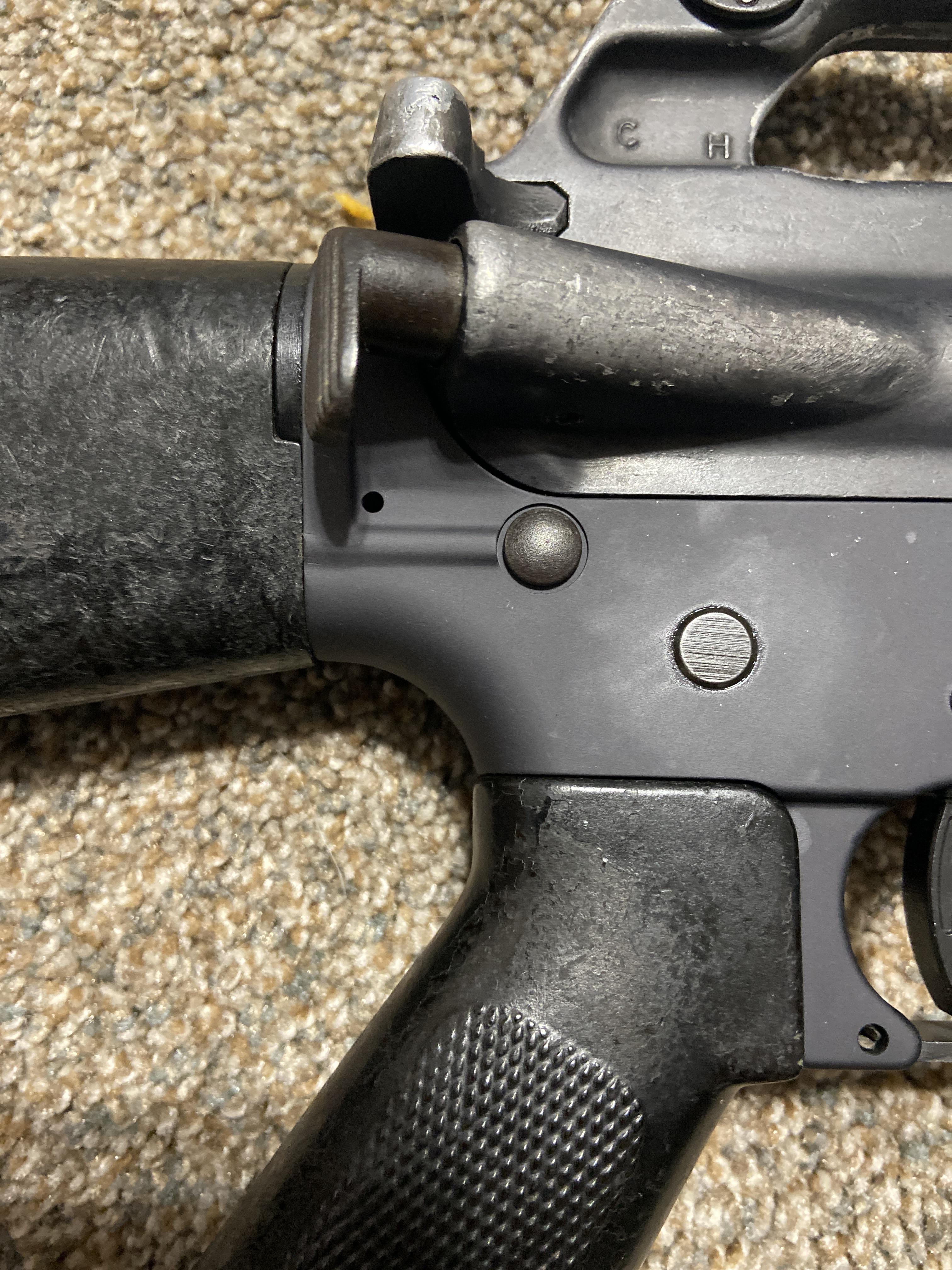 Why do the old M16 lowers have this small hole? | Scrolller