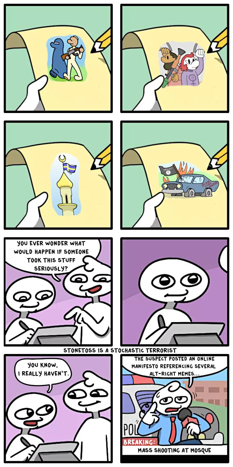 "Why does the Left want to de-platform our harmless jokes?" | Scrolller