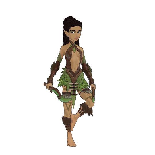 Wild Elf concept art (Forgotten Realms) | Scrolller