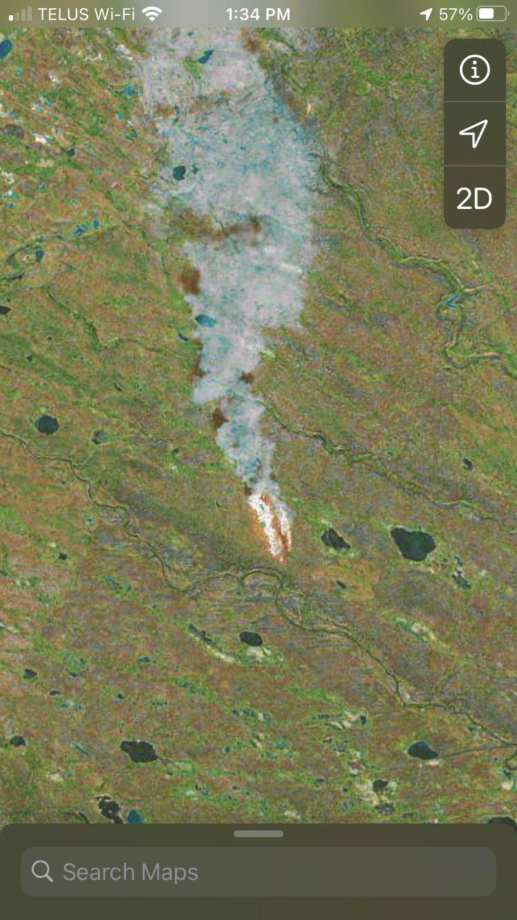 Wildfire in the Northwest Territories. | Scrolller