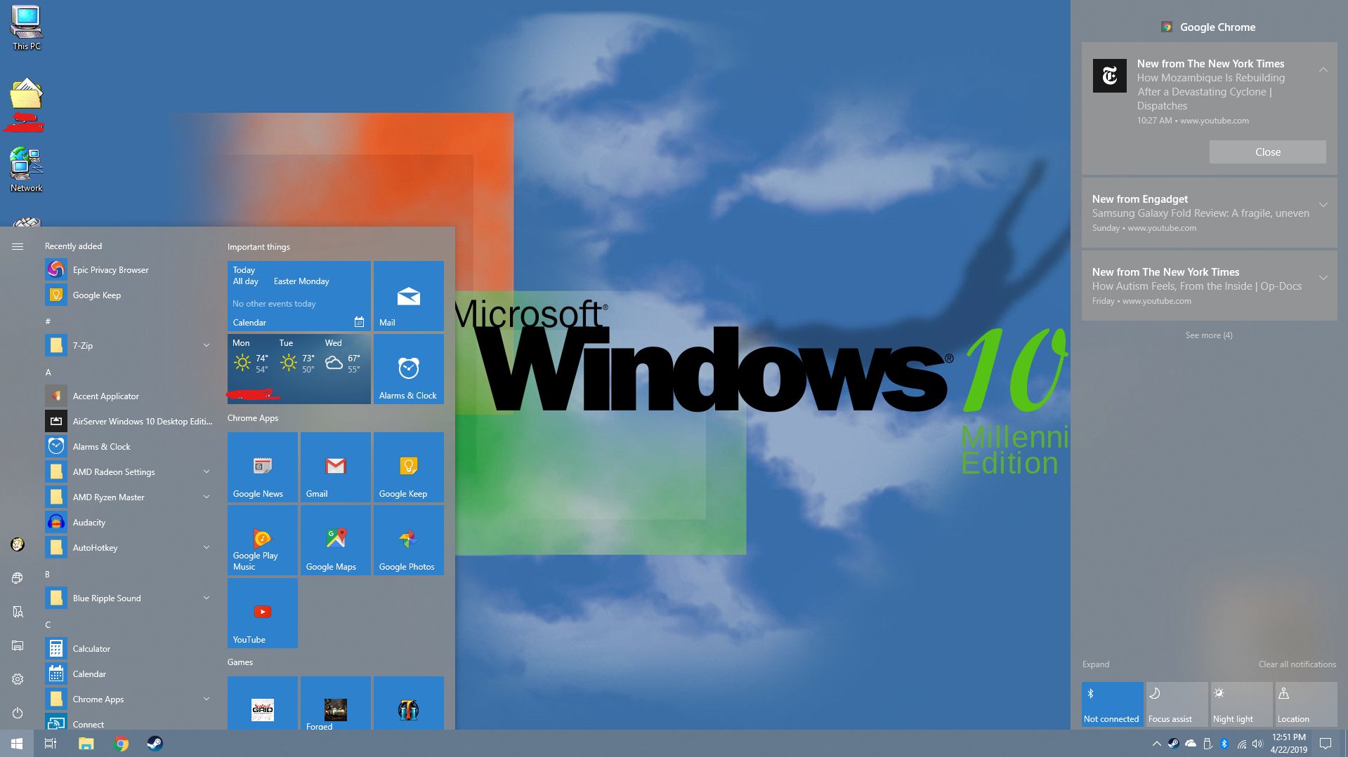 Windows 10 Meets Windows ME | Scrolller