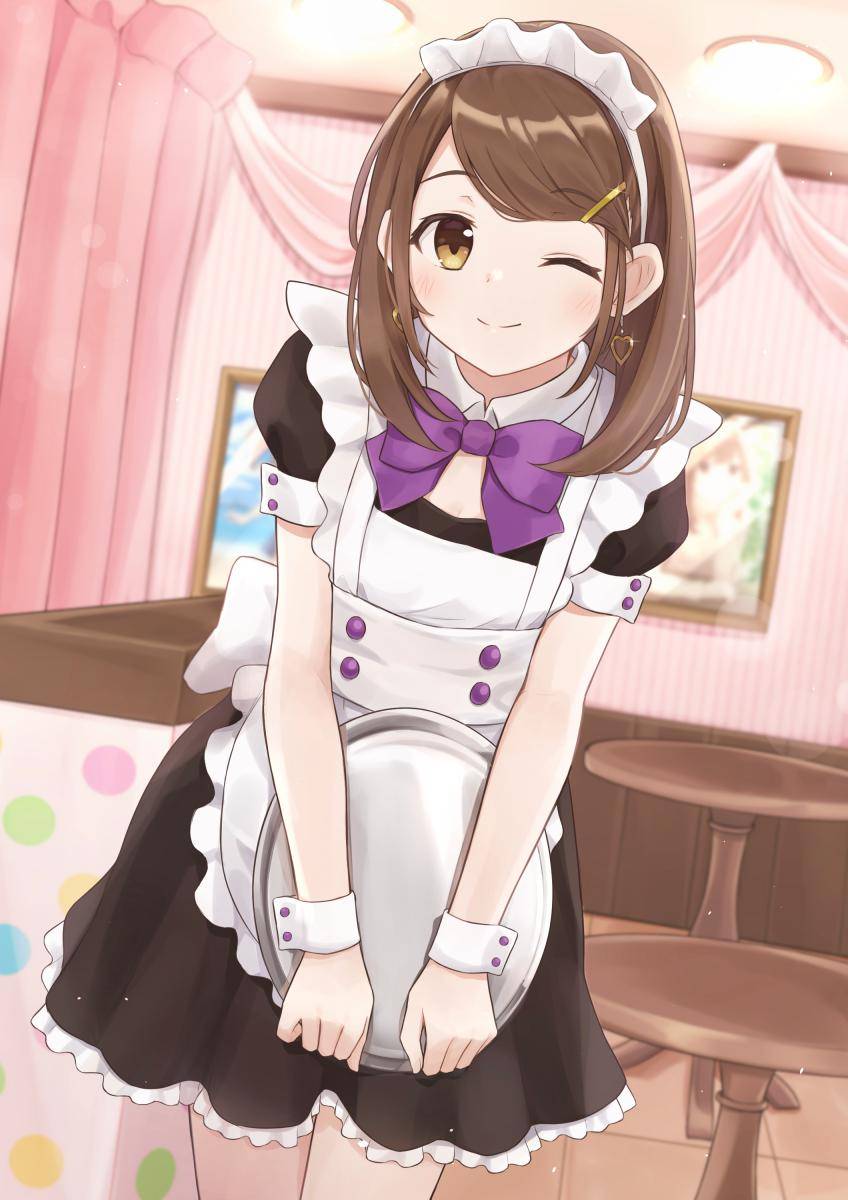 Winking Maid [Original] | Scrolller