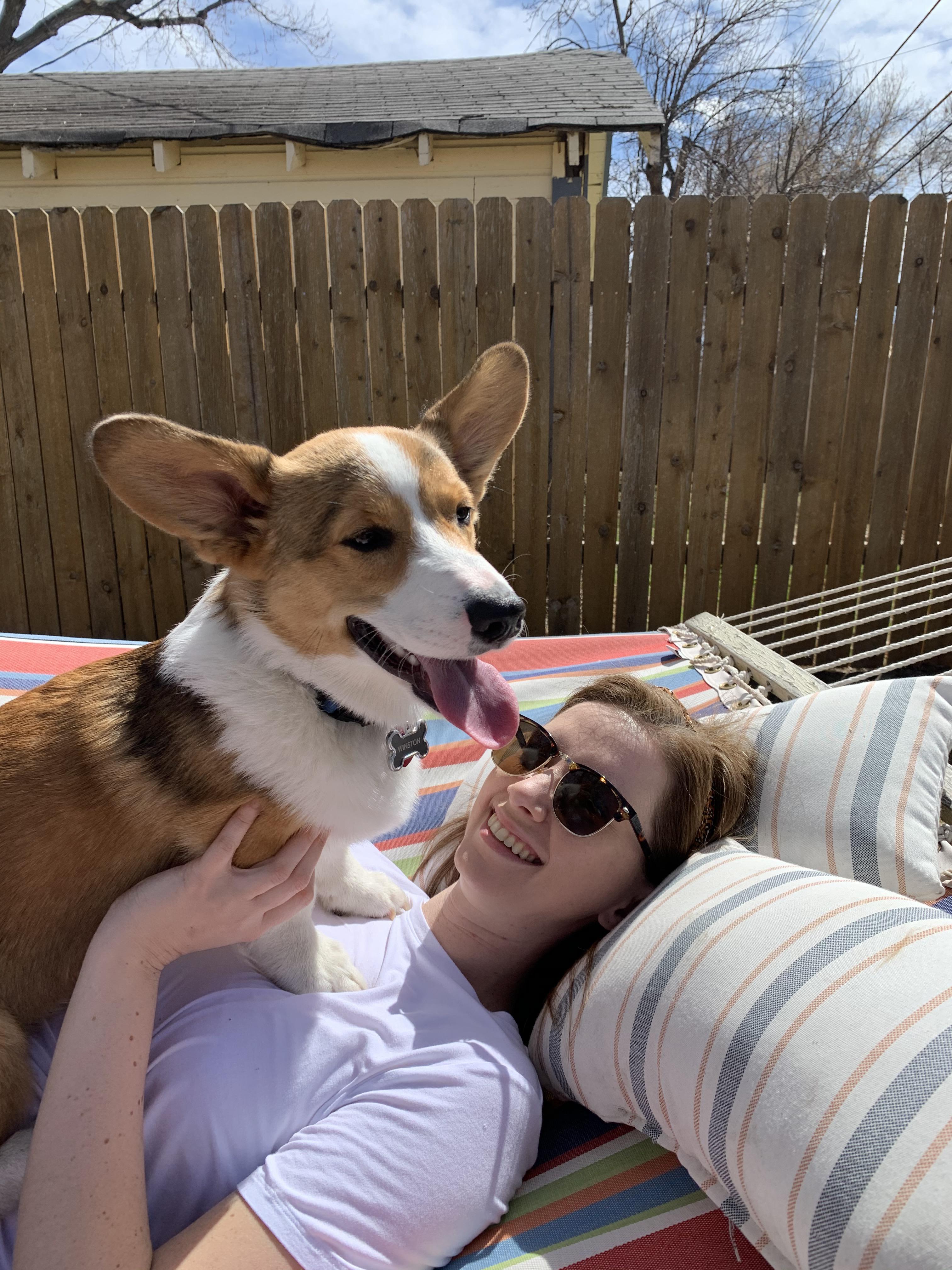 Winston loves his hammock time | Scrolller