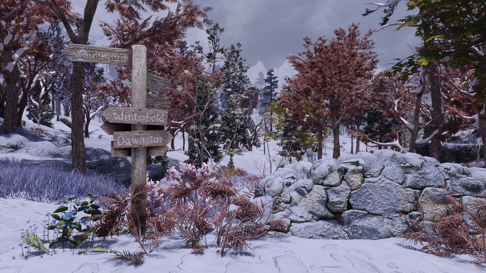 Winter Crossroads | Scrolller