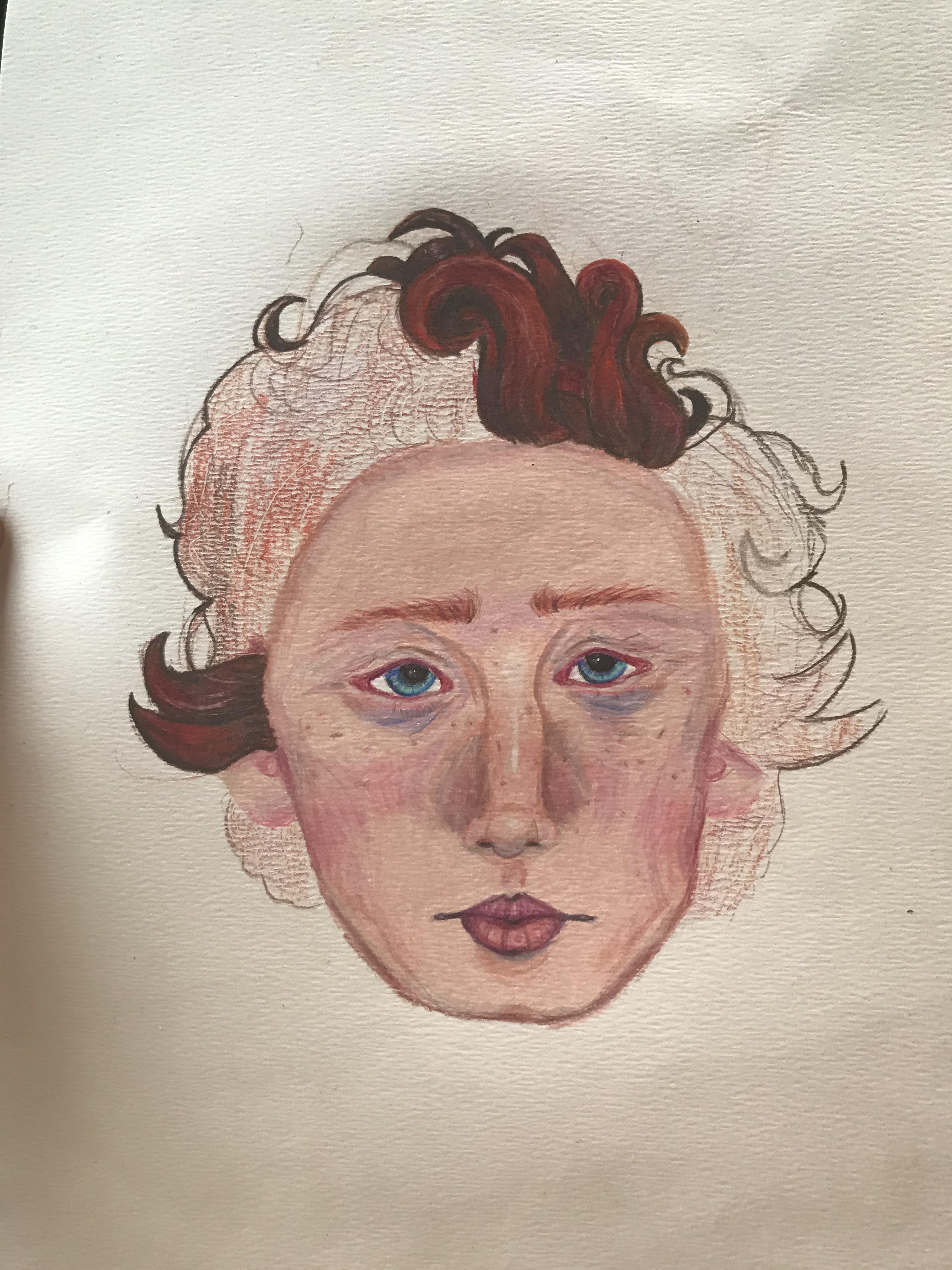 WIP. Any tips for drawing skin texture? | Scrolller