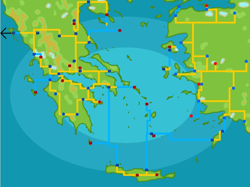 WIP Map for a Greece-Based Pokemon Map | Scrolller