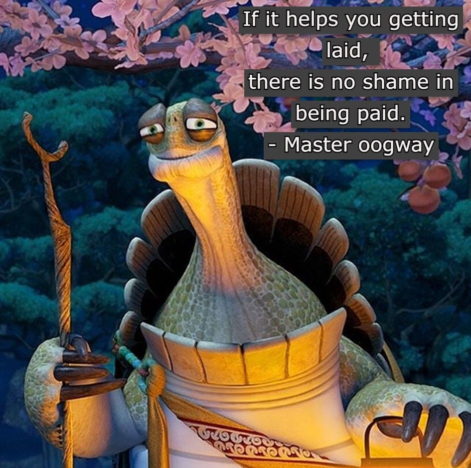 Wise words by Master Oogway | Scrolller