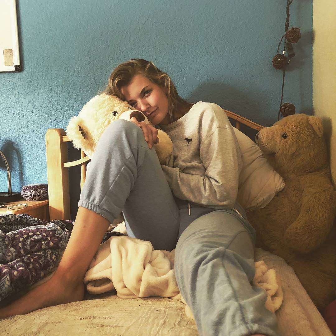 With her stuffed animals | Scrolller