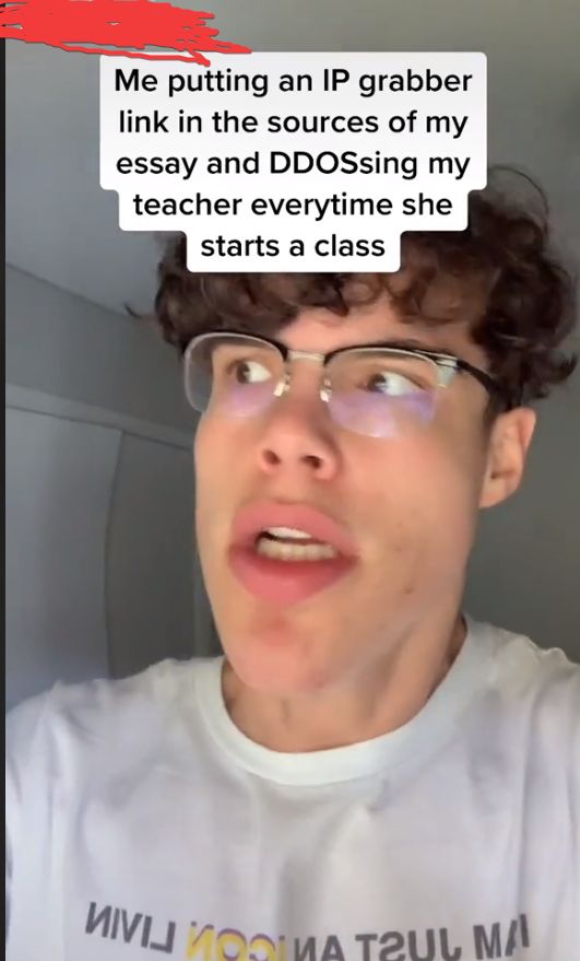 Woah! watch out guys he has an ip grabber | Scrolller