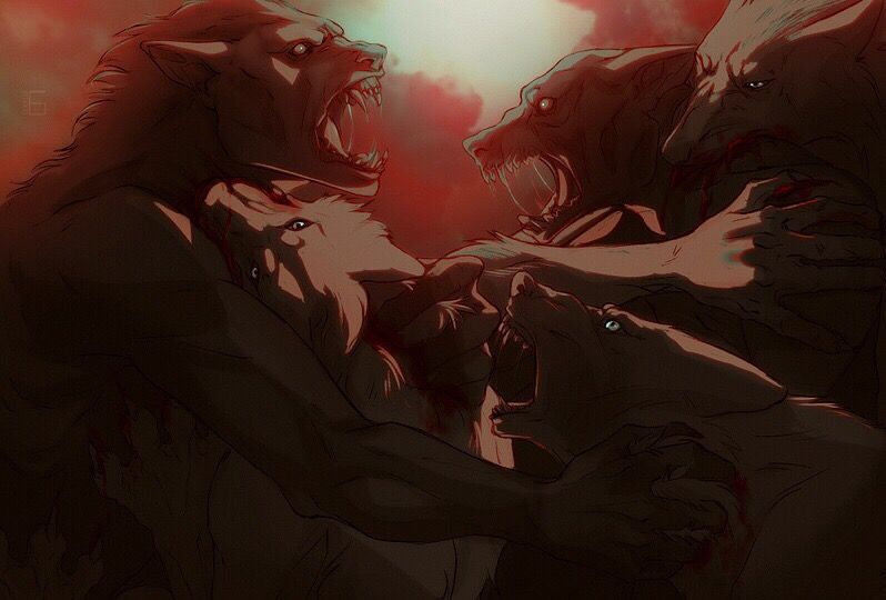 Wolves VS werewoves - by skxviii | Scrolller