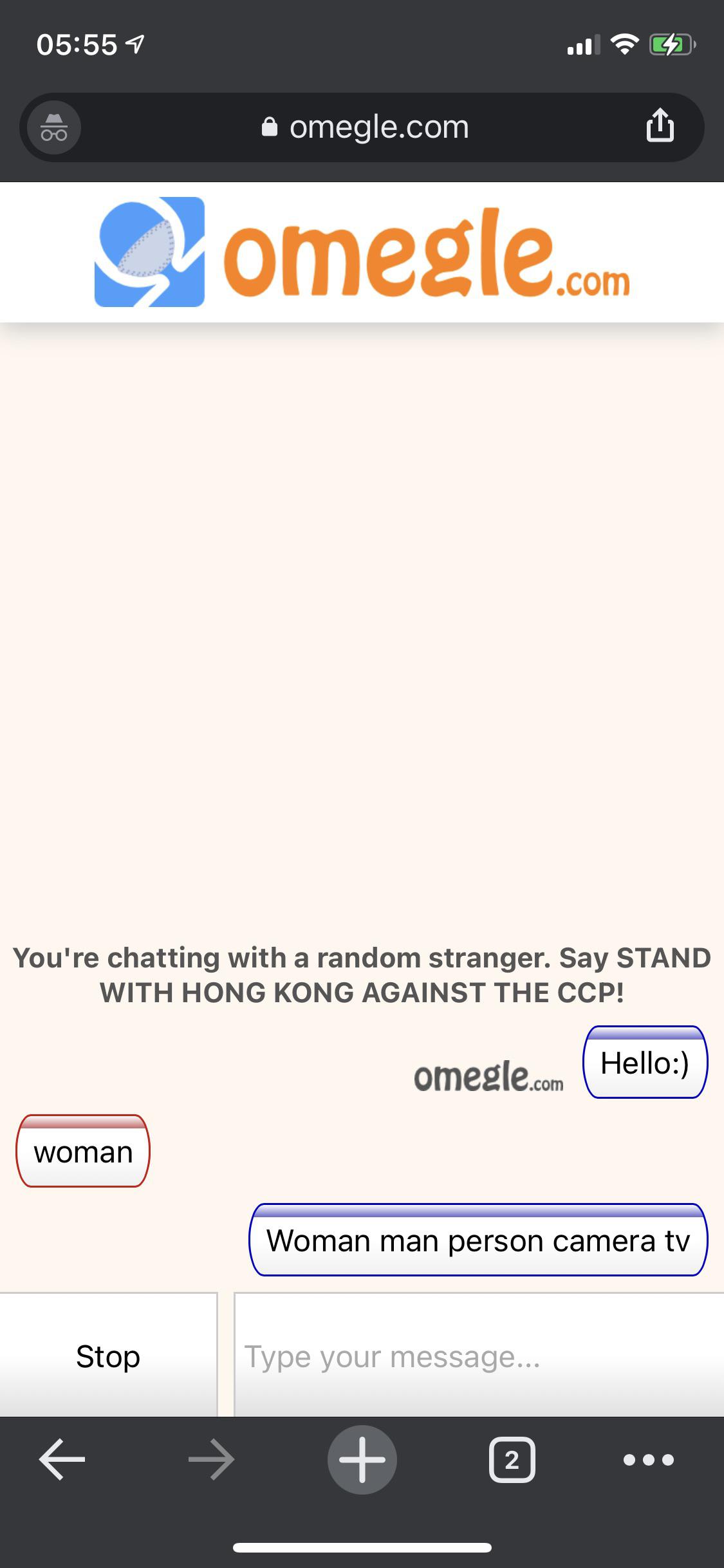 Woman? Man, person, camera, tv | Scrolller