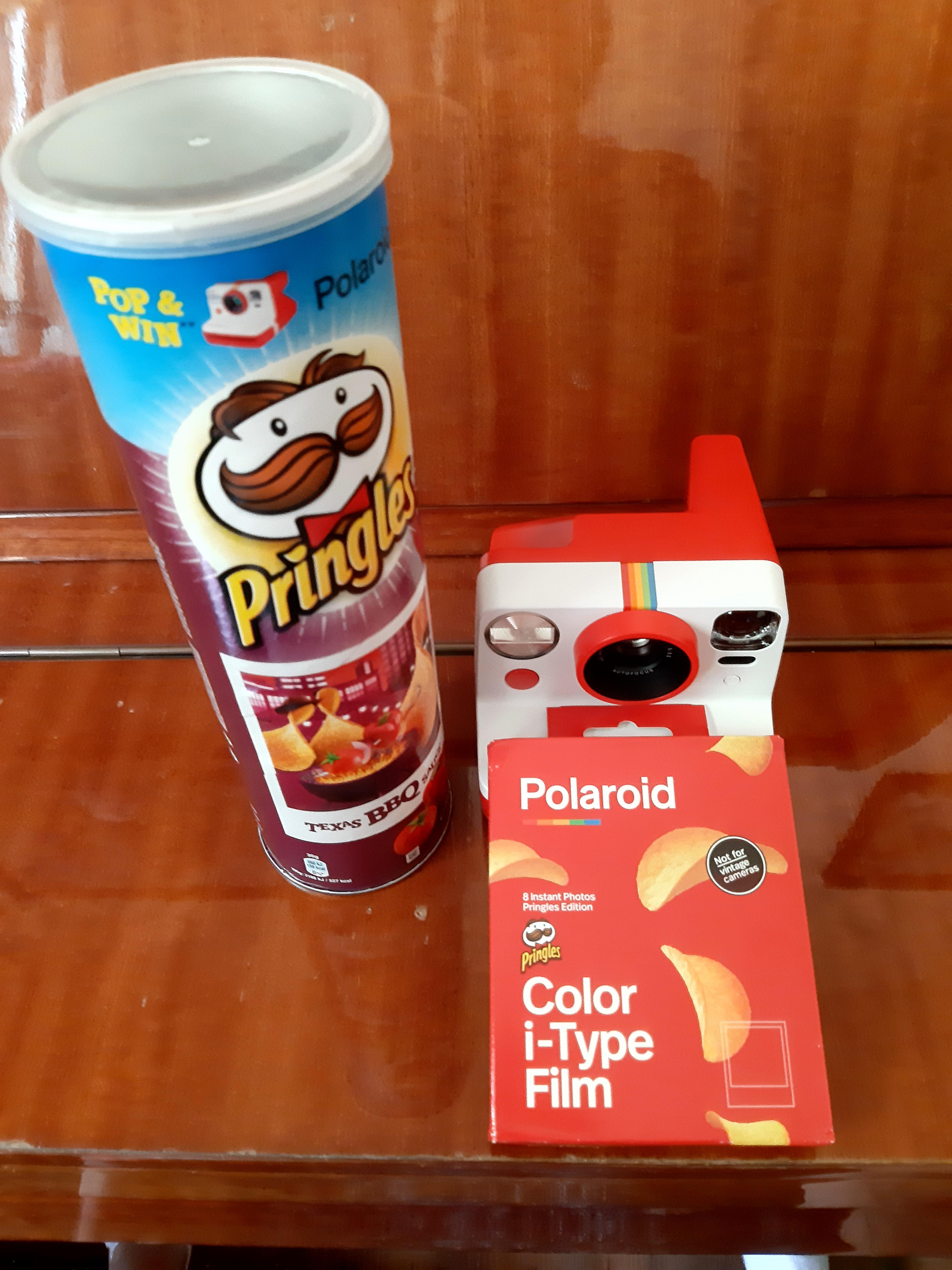 Won it with the first can of pringles i bought! Nice little machine! | Scrolller