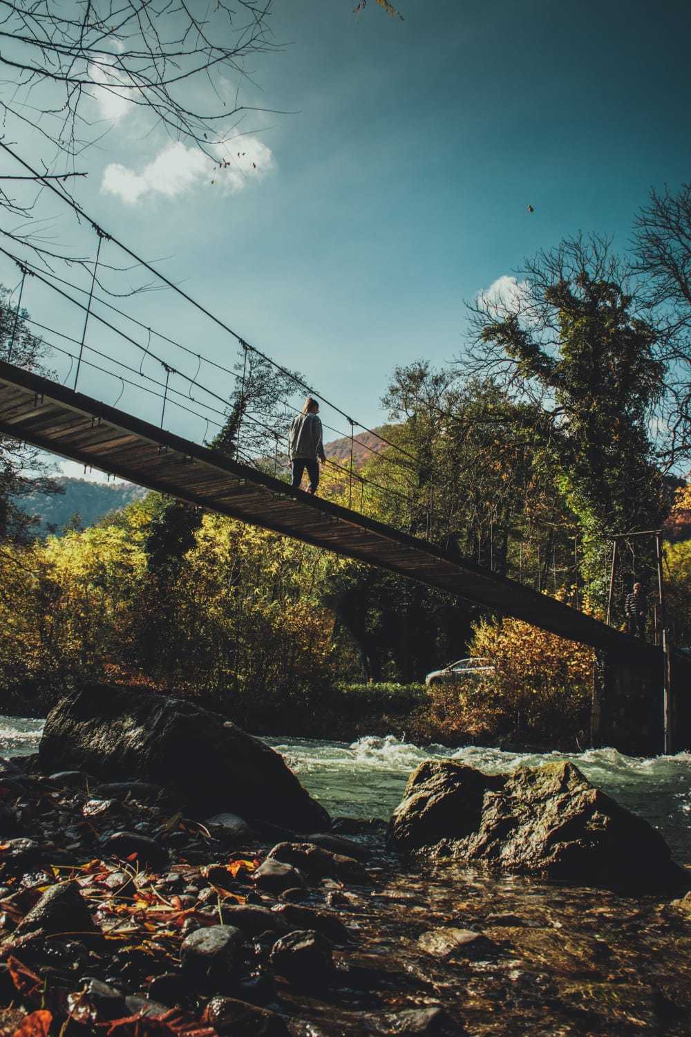 Wooden suspension bridge in Gorski kotar, Croatia IG: fugazo_travel | Scrolller