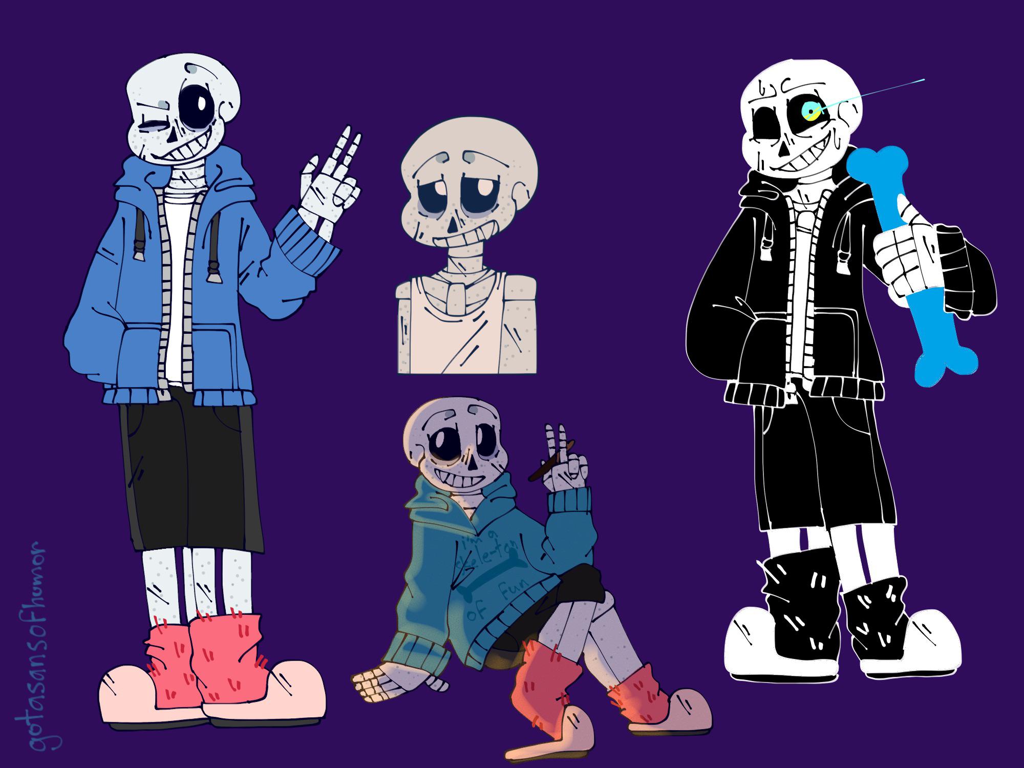 Working on a new way to draw Sans | Scrolller