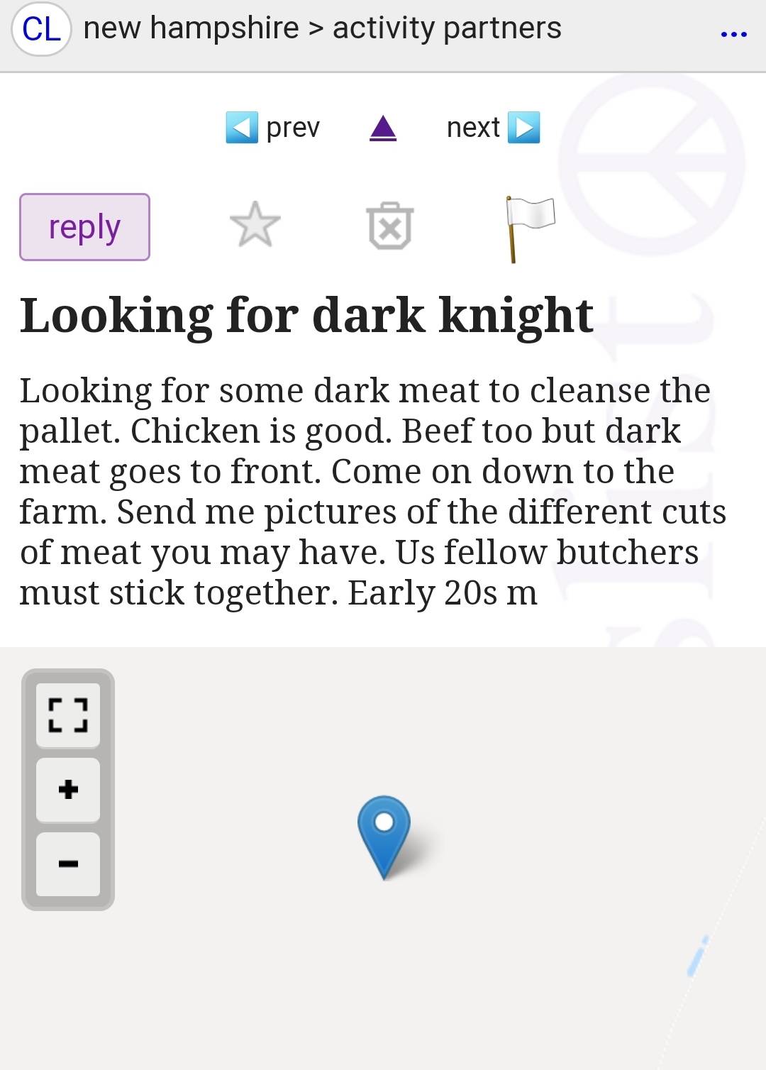 Would the correct response be a photo of my frozen hamburger meat? Asking for myself... | Scrolller