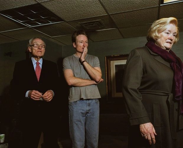 Wow, Conan with his parents. He looks just like both of them imo. | Scrolller