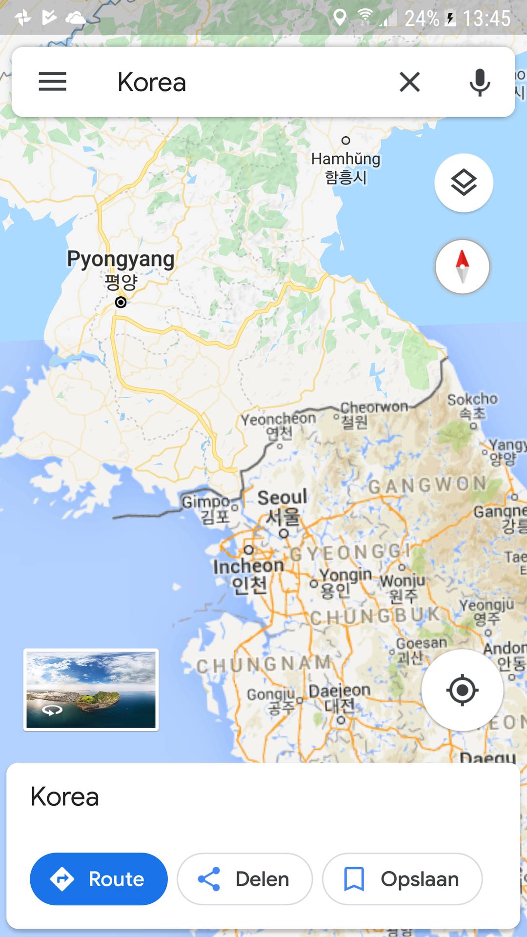 Wow North Korea Compared to south on google maps is just... damn! | Scrolller