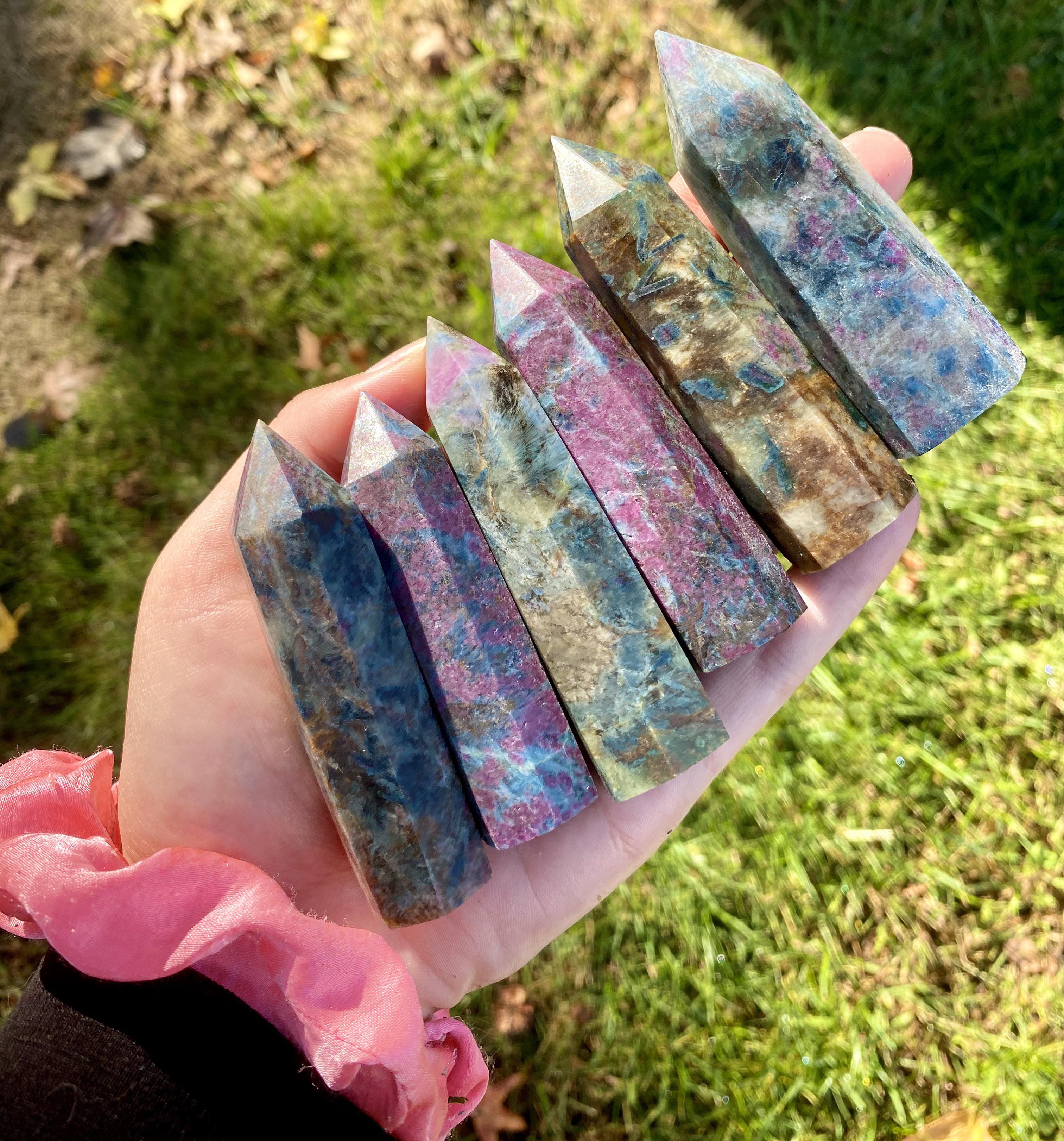 Wow these ruby/kyanite towers I just picked up are absolutely DIVINE 😍😍😍 | Scrolller