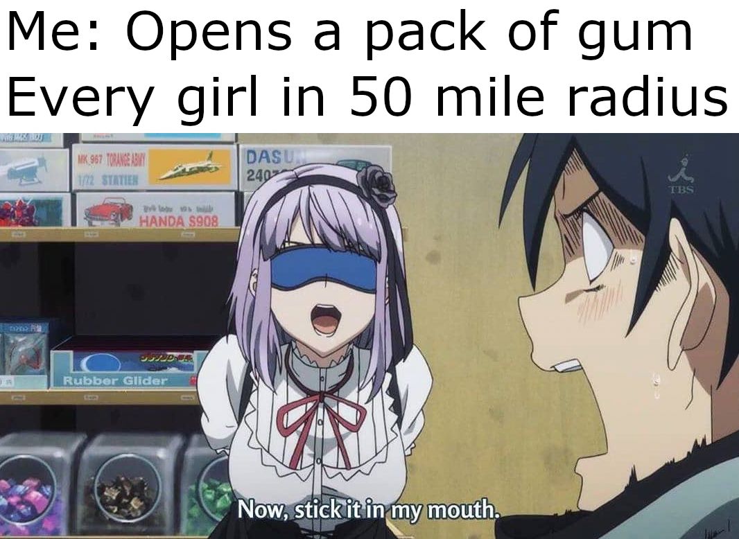 Wow, they really want some gum | Scrolller