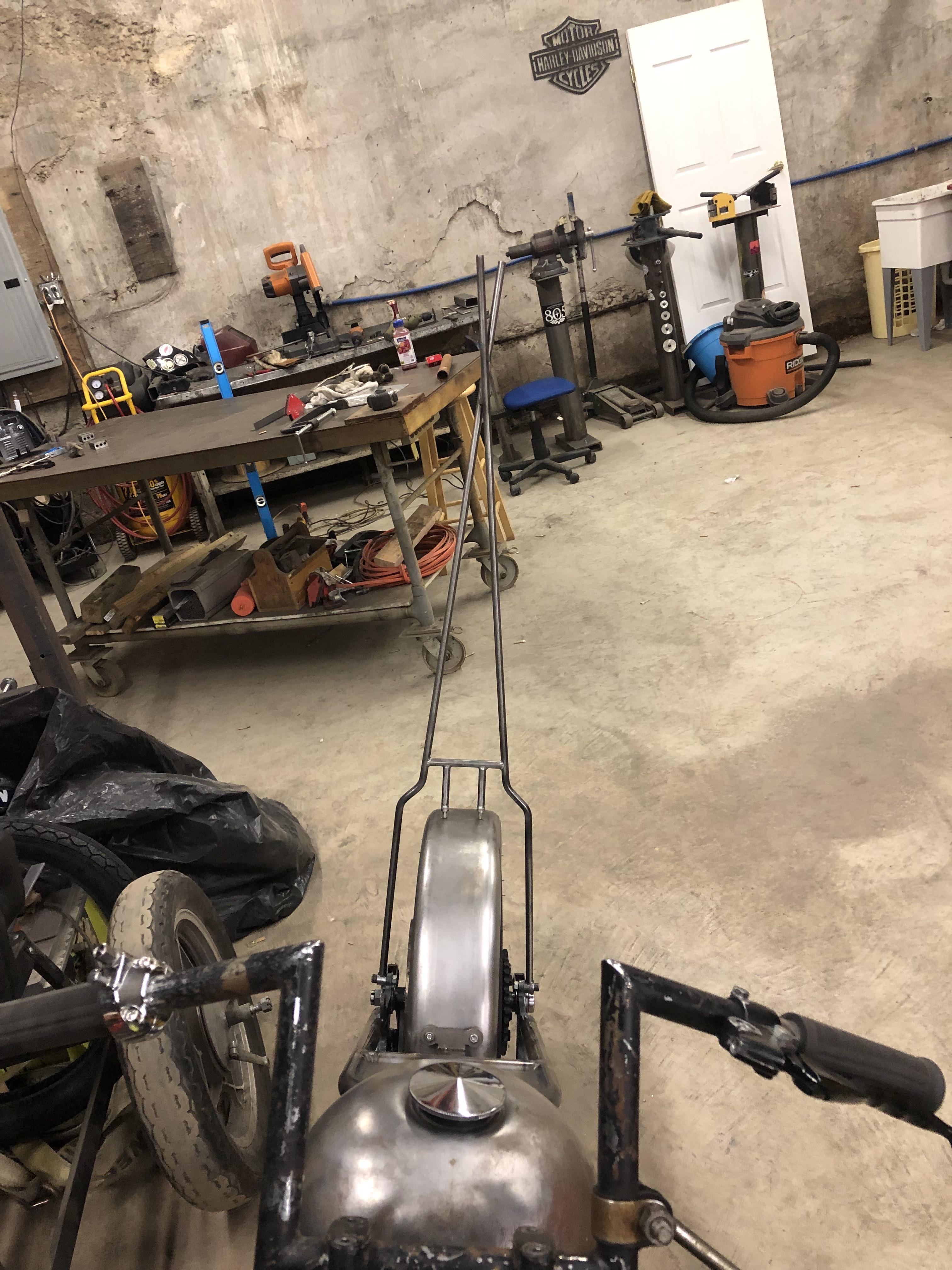 XS chop’s new sissy bar | Scrolller