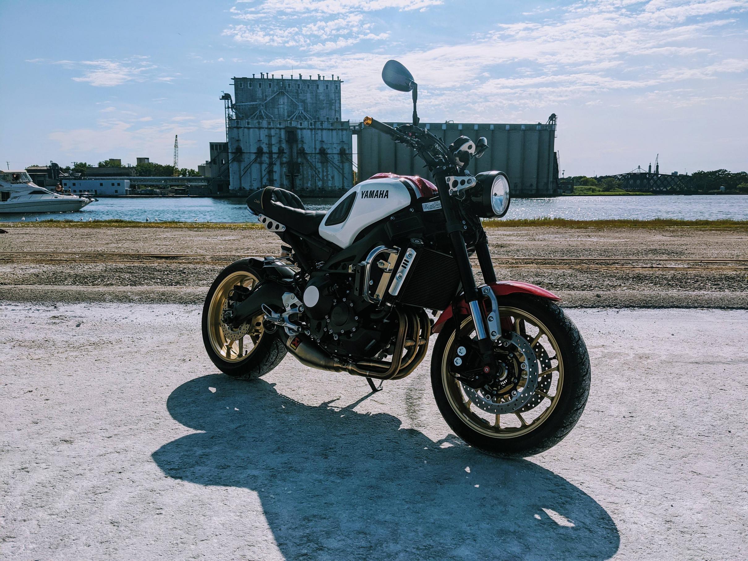 xsr900 by the river | Scrolller
