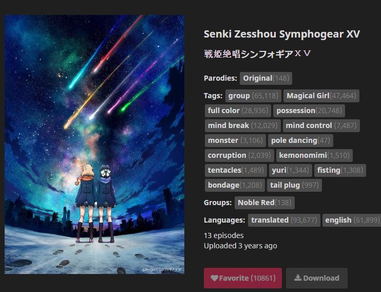 XV summarized in doujin tags | Scrolller