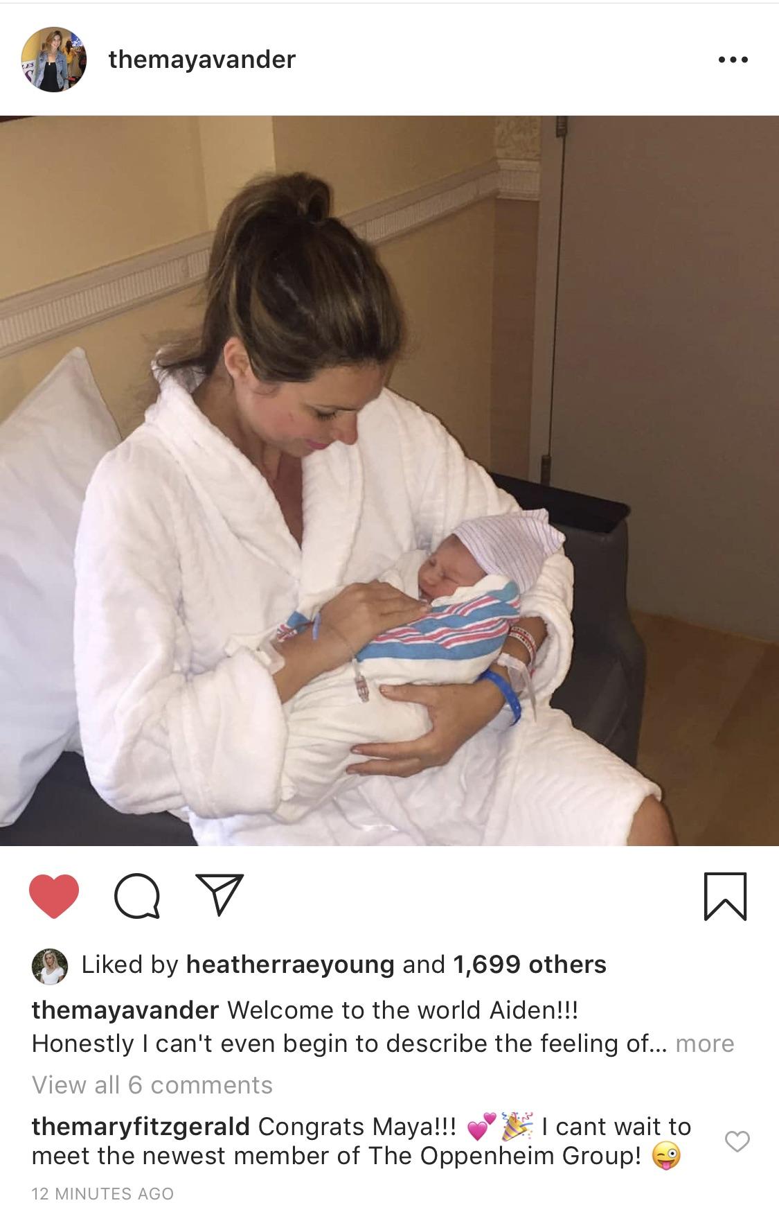 Yay! Maya had her baby! Welcome baby Aiden!! | Scrolller