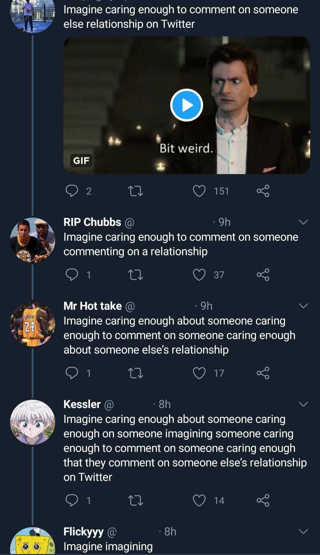 Yeah, bit weird | Scrolller