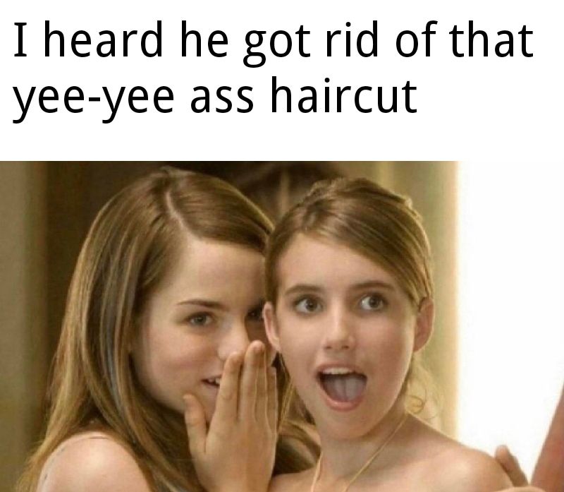 Yee-Yee ass haircut | Scrolller