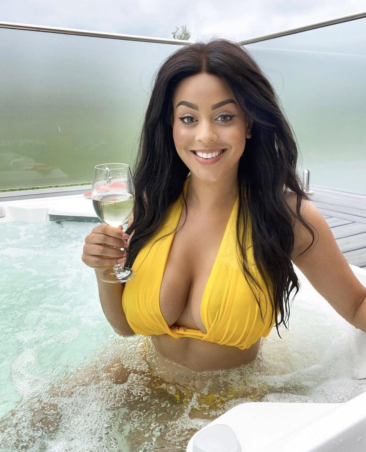 Yellow bikini | Scrolller