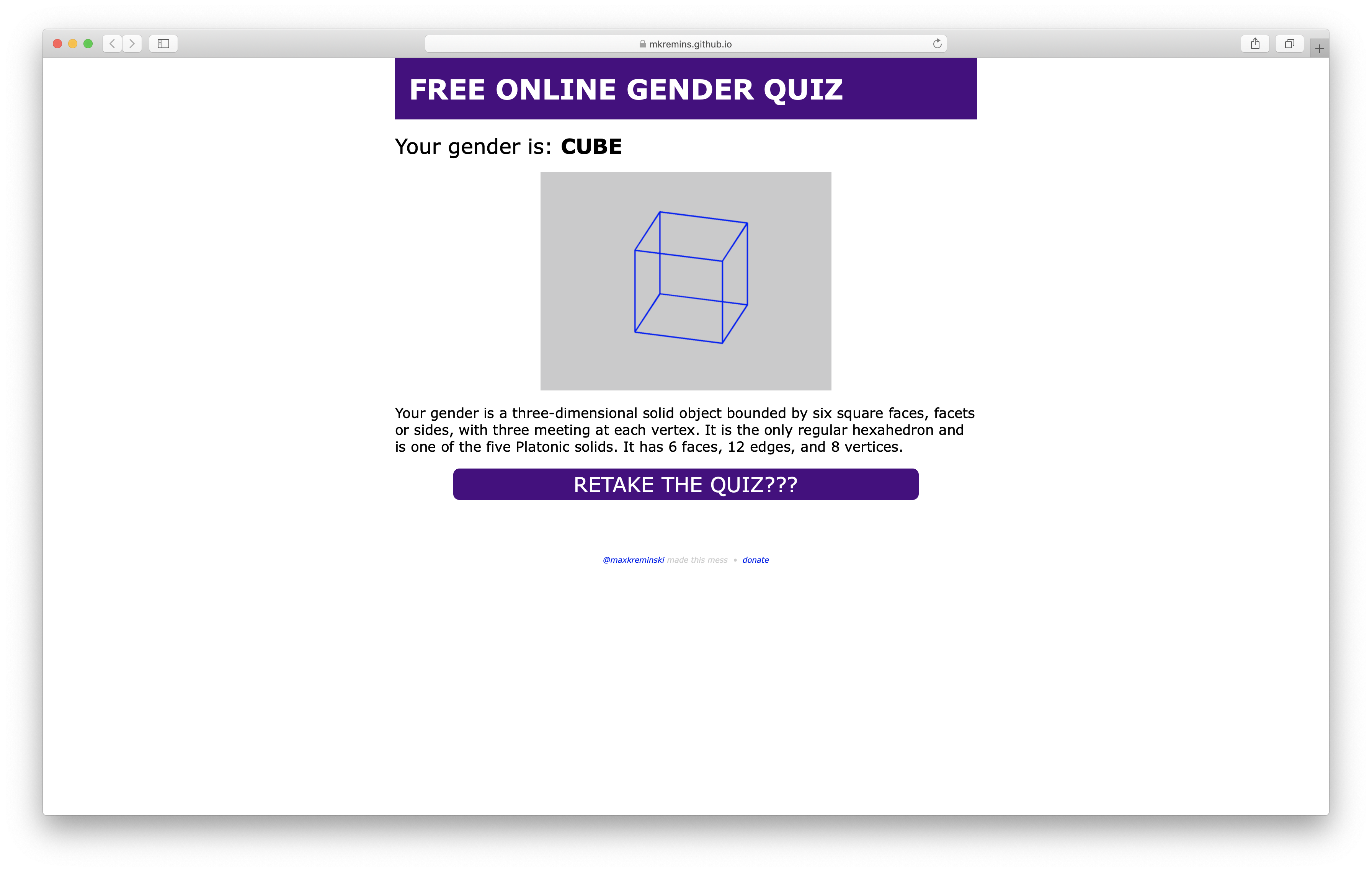 Yes, I am a cube (A^3). How did they know? (aro ace agender) | Scrolller