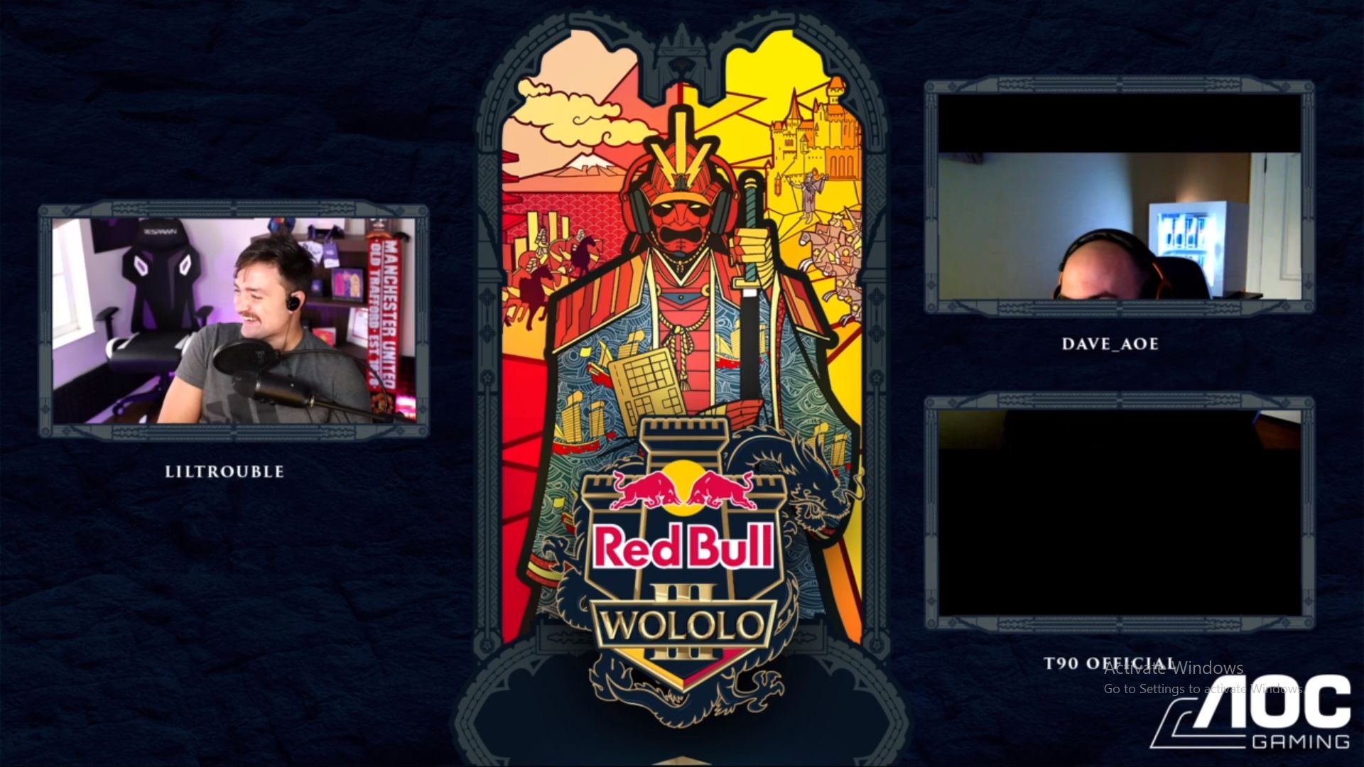 Yes my favourite part of Redbull wololo 3 today, Dave's head and a very T90 looking Liltrouble ...