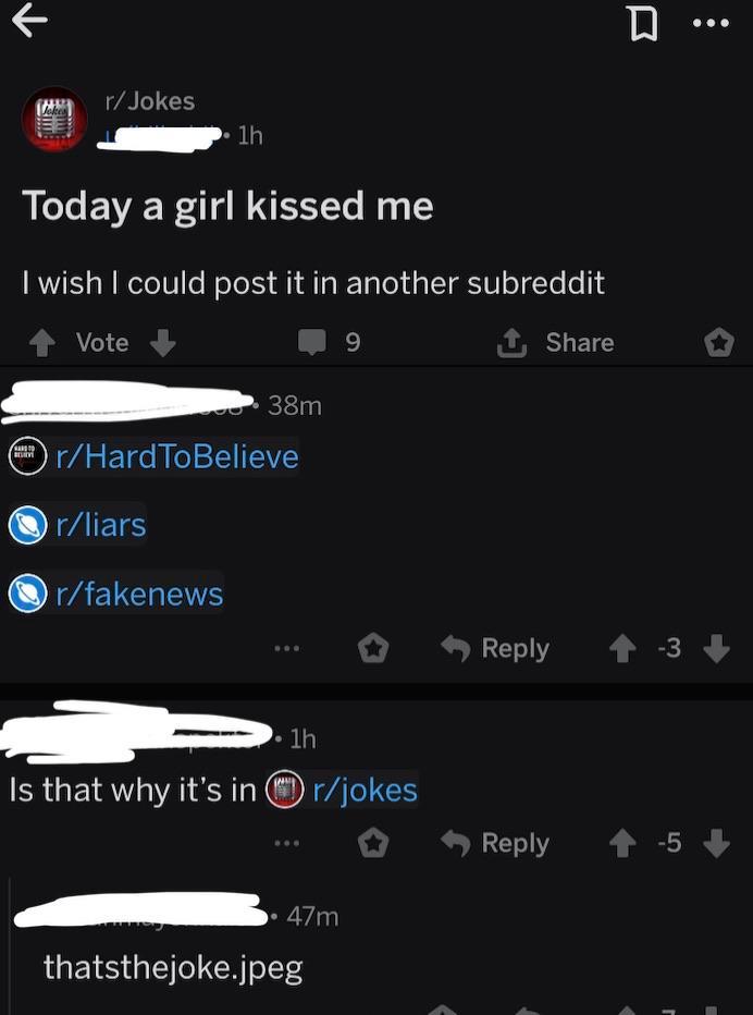 Yes, that is why it’s in r/jokes | Scrolller