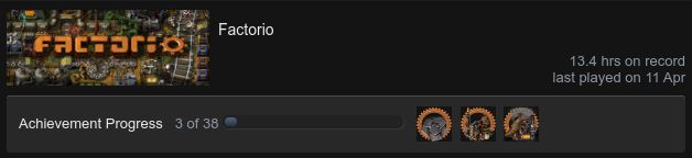 Yesterday, my wife mentioned Factorio to her brother who dismissed the idea of such a game. His ...