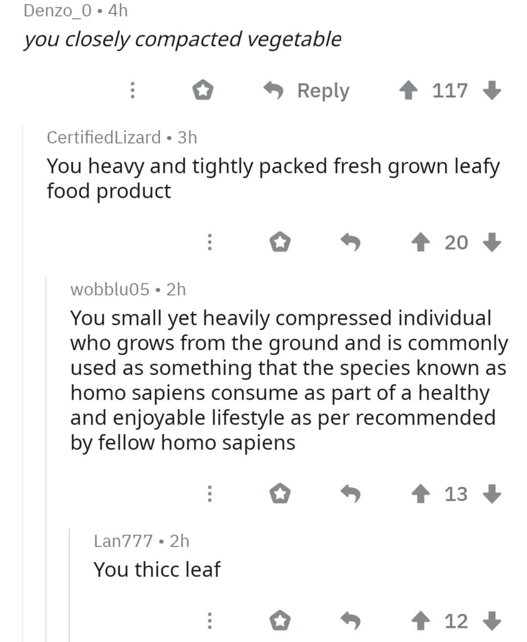 You dense cabbage | Scrolller